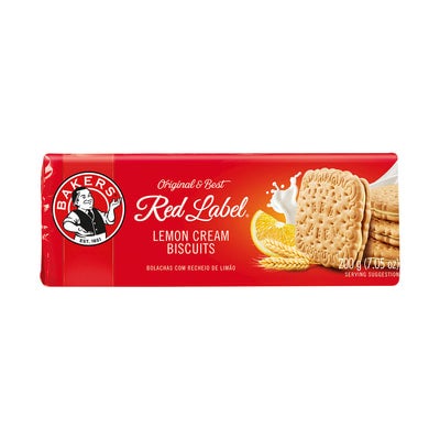 Bakers Red Label Lemon Cream Biscuits | SAinSA Pty Ltd